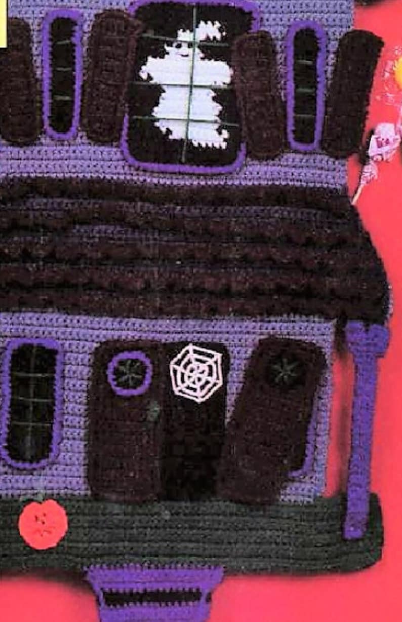Vintage Crochet Pattern 29 Halloween Haunted Mansion - Etsy