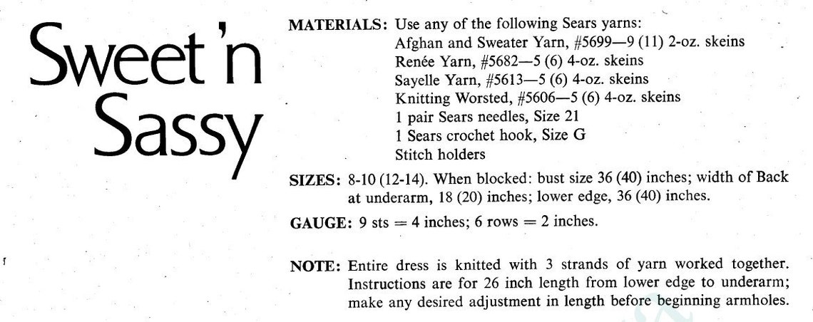 Vintage Knitting Pattern Womens Mod Go Go Mini Dress Retro 1960's PDF ...