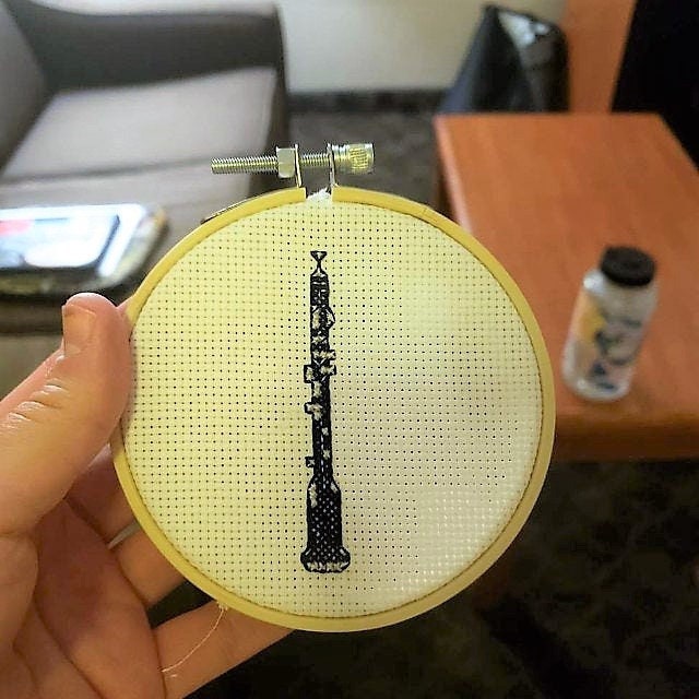 Vintage Cross Stitch Patterns Mini Musical Instruments Motifs PDF ...