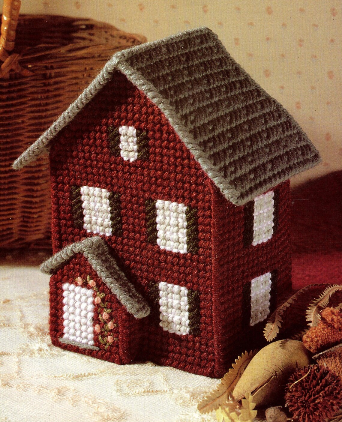 Vintage Plastic Canvas English Cottages Houses Patterns PDF Instant ...