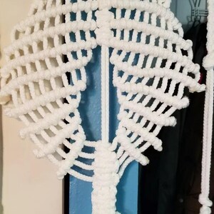 Vintage Macrame Pattern Halloween Skeleton Large Wall Hanging or Door Decor PDF Instant Digital ...