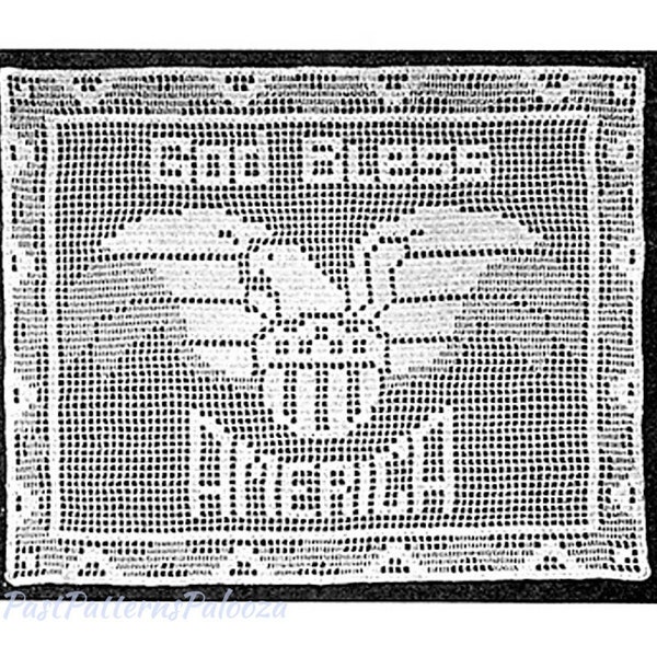Filet Crochet Eagle - Etsy