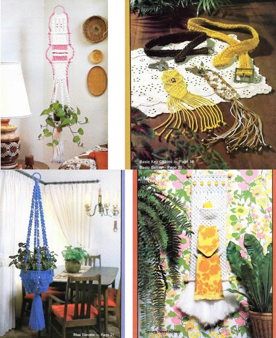 Vintage Macrame Beginners Patterns for Todays Beginner PDF Instant ...