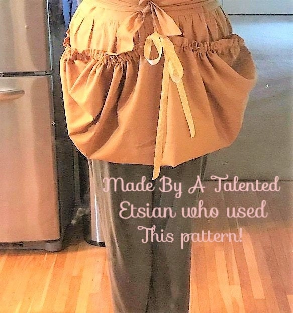 Vintage Sewing Pattern Womens Gathering Harvest Basket Apron - Etsy