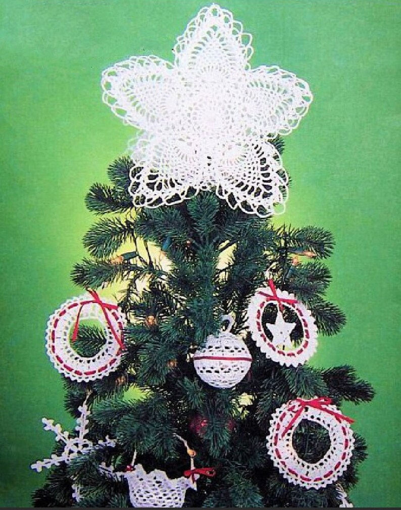 Vintage Thread Crochet Pattern 9 Classic Victorian Lace Christmas ...