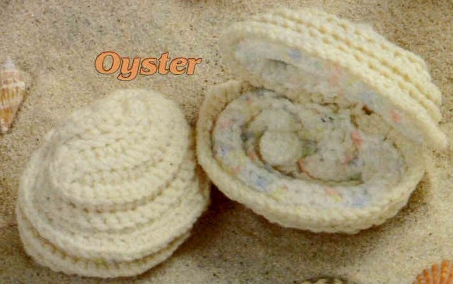 Vintage Crochet Sea Shell Seashells Patterns PDF Instant Digital ...