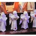 Vintage Thread Crochet Pattern 4" Standing Lace Christmas Angel ...