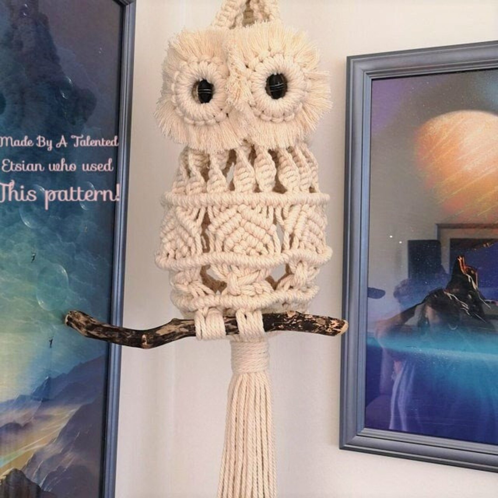 Vintage 1978 How to Make A Macrame Owl Patterns Book PDF Instant ...