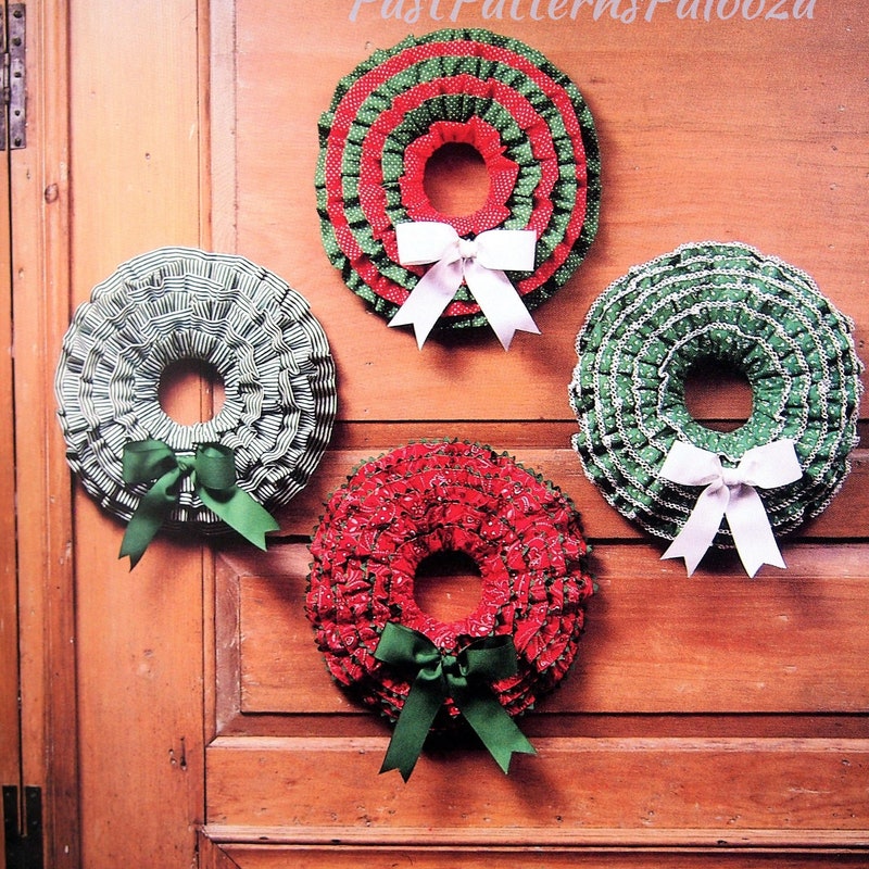 Fabric Wreath - Etsy