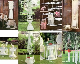 Macrame End Table - Etsy