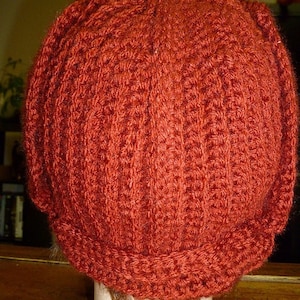 Vintage Crochet Pattern Deer Stalker Sherlock Holmes Hat Hunter Cap ...