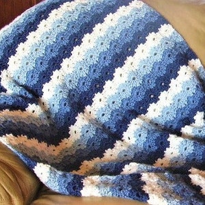 Vintage Crochet Pattern Daisy Chains Afghan Pattern PDF Instant Digital ...