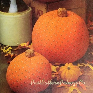 Vintage Sewing Pattern Calico Fabric Pumpkins Gourds Squash PDF Instant ...
