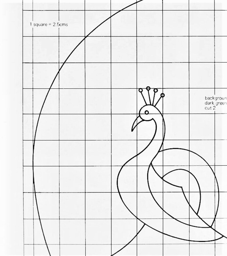 Vintage Sewing Pattern Peacock Tea Cosy Felt Applique Tea Pot Cover ...