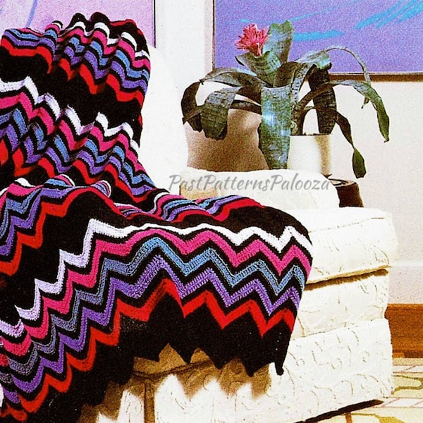 Chevron Afghan - Etsy