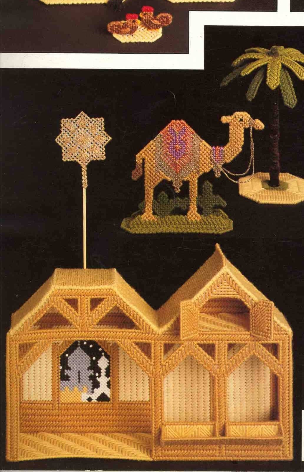 Vintage Plastic Canvas Patterns Christmas Nativity Set PDF Instant ...