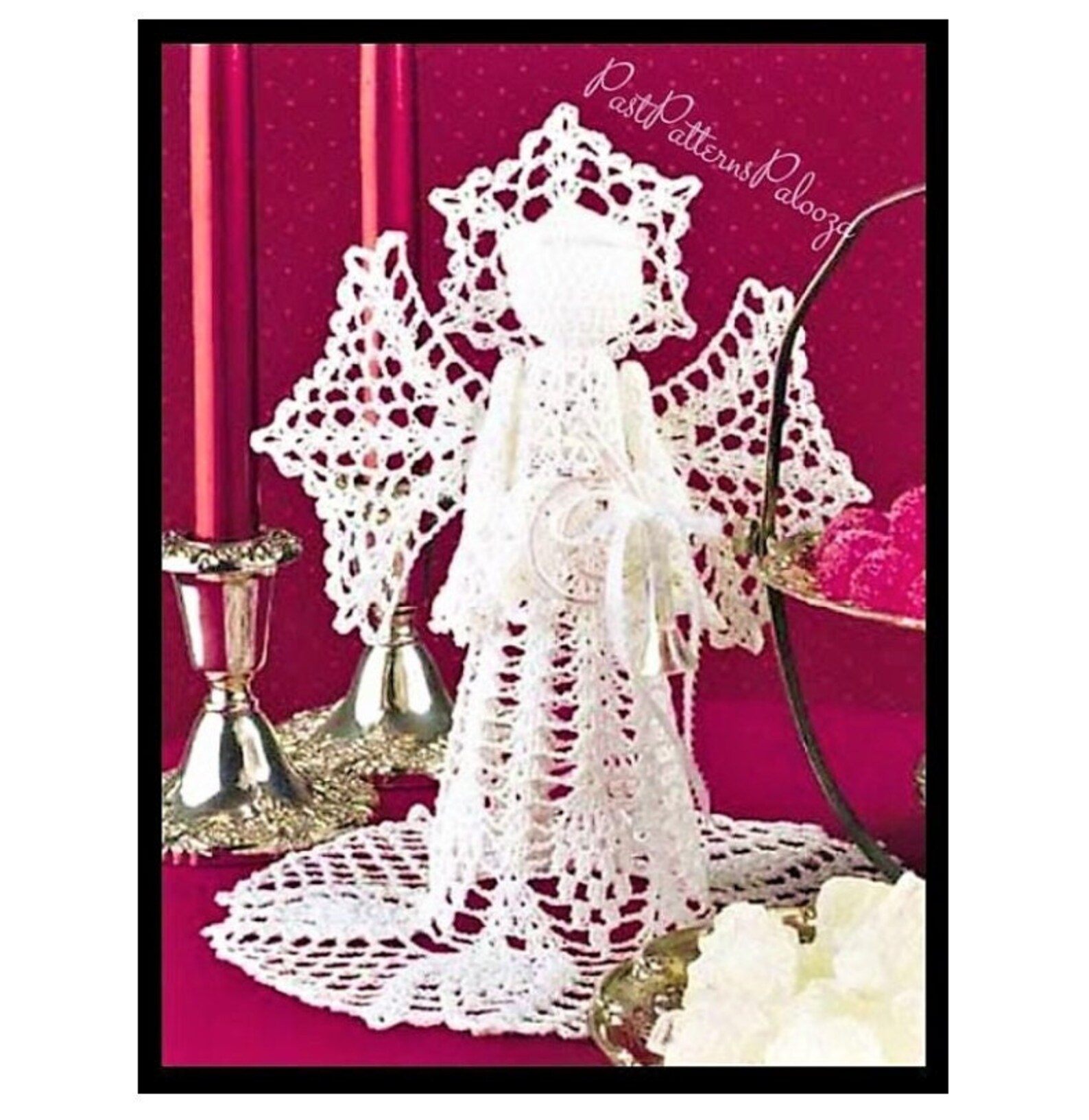 Vintage Thread Crochet Pattern 9 Christmas Angel - Etsy