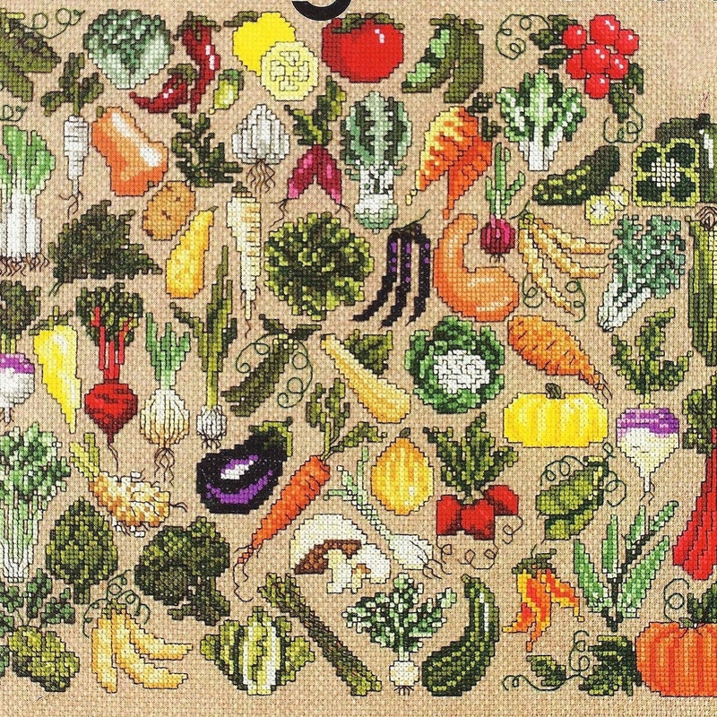Food Cross Stitch - Etsy