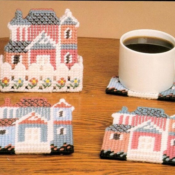 Plastic Canvas Coasters - Etsy