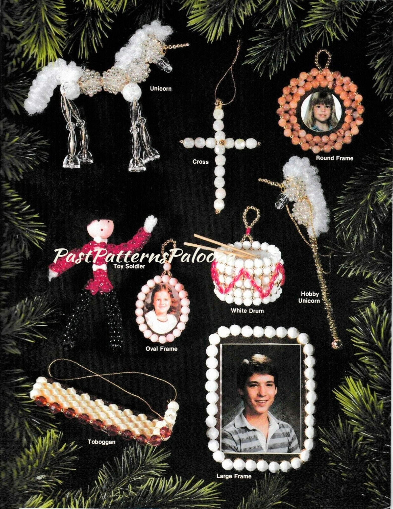 Vintage Beading Patterns Beaded Nostalgia Tree Ornaments and - Etsy