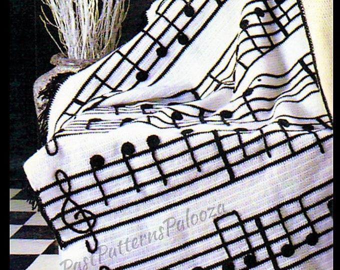 Music Blanket Graph Pattern - Etsy Canada