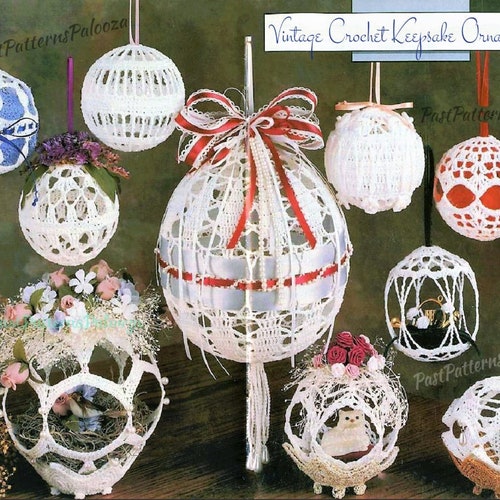 Vintage Thread Crochet Pattern Lacy Victorian Keepsake - Etsy