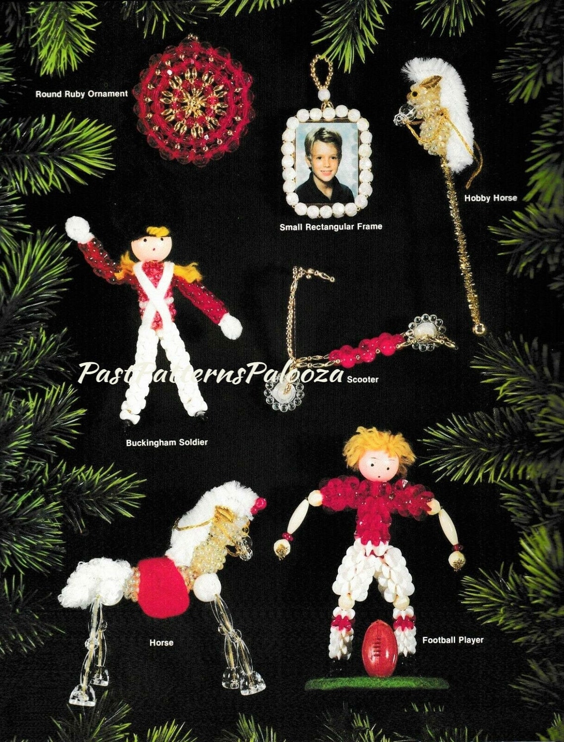 Vintage Beading Patterns Beaded Nostalgia Tree Ornaments and - Etsy