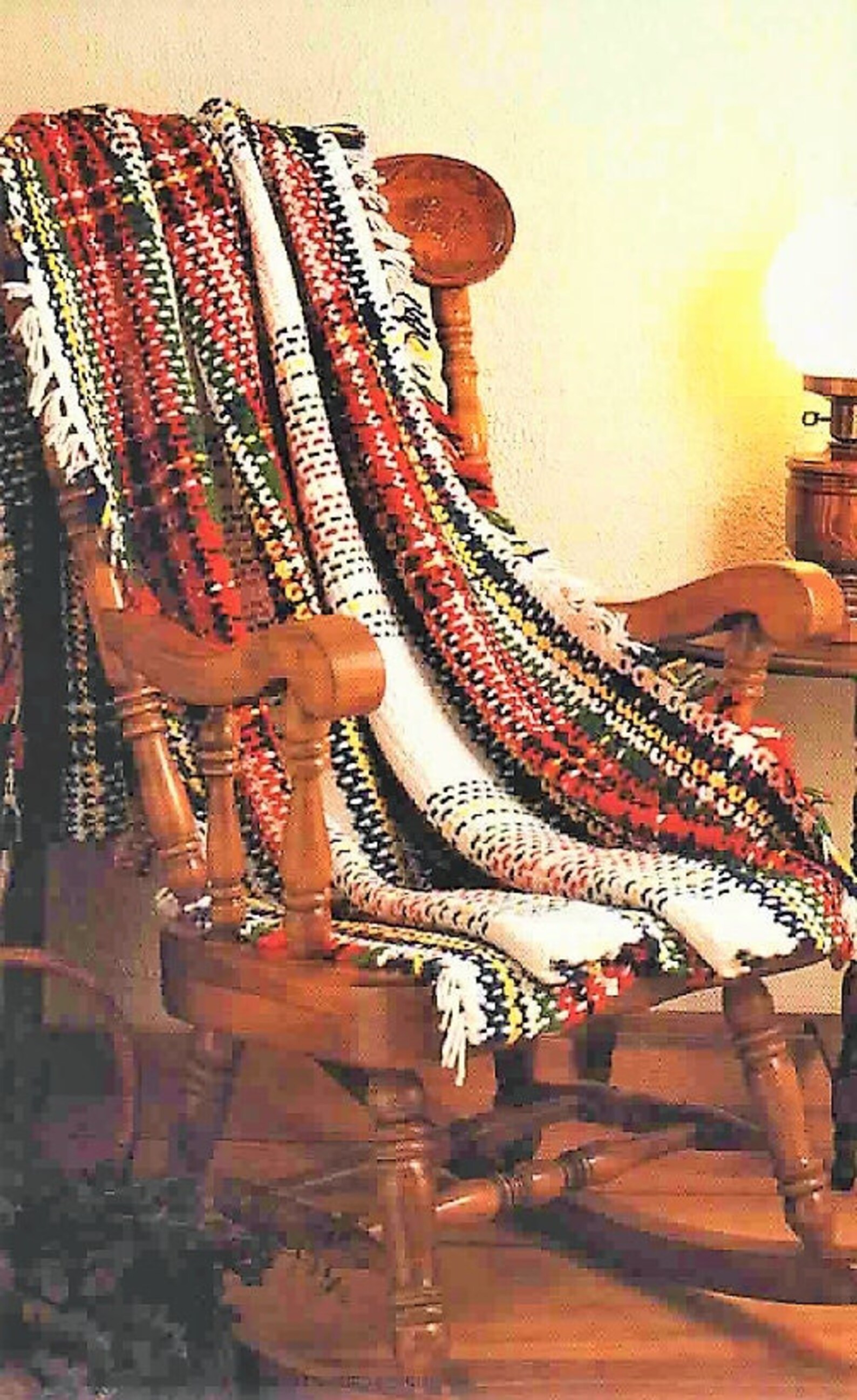 Vintage Crochet Pattern Tartan Plaid Blanket Afghan PDF Instant Digital ...