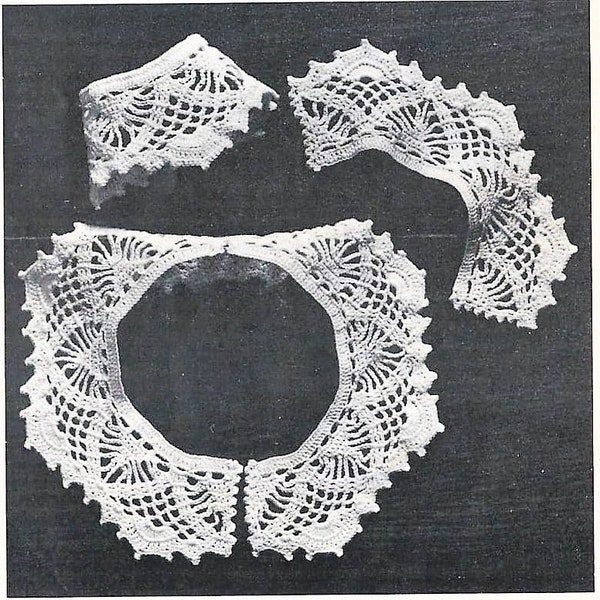 Womens Lace Collar and Cuffs - Etsy