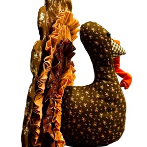 Vintage Sewing Pattern 10" Fabric Thanksgiving Turkey PDF Instant ...