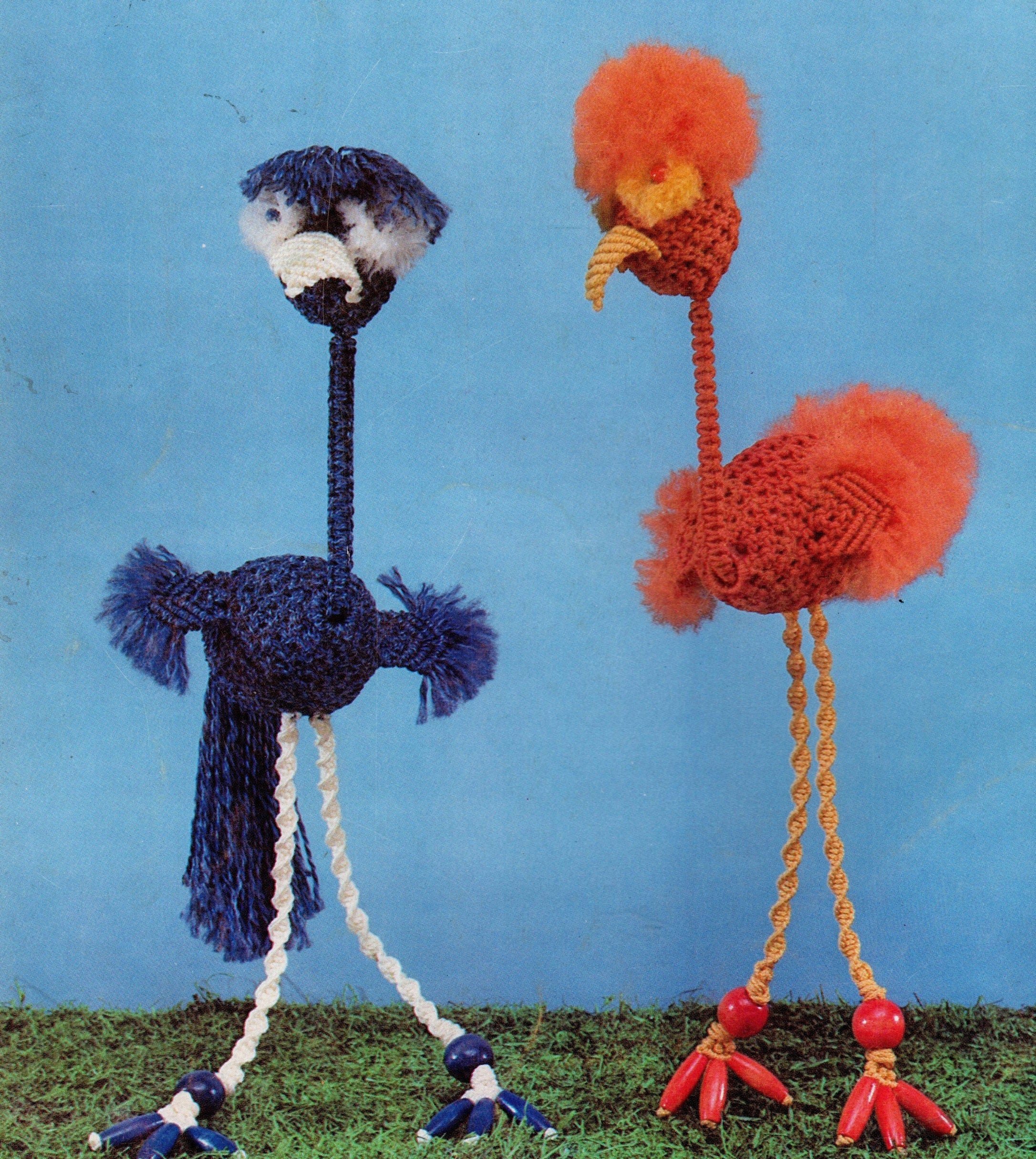 Vintage Macrame is for the Birds Owls Patterns Book ALL Retro Mod ...