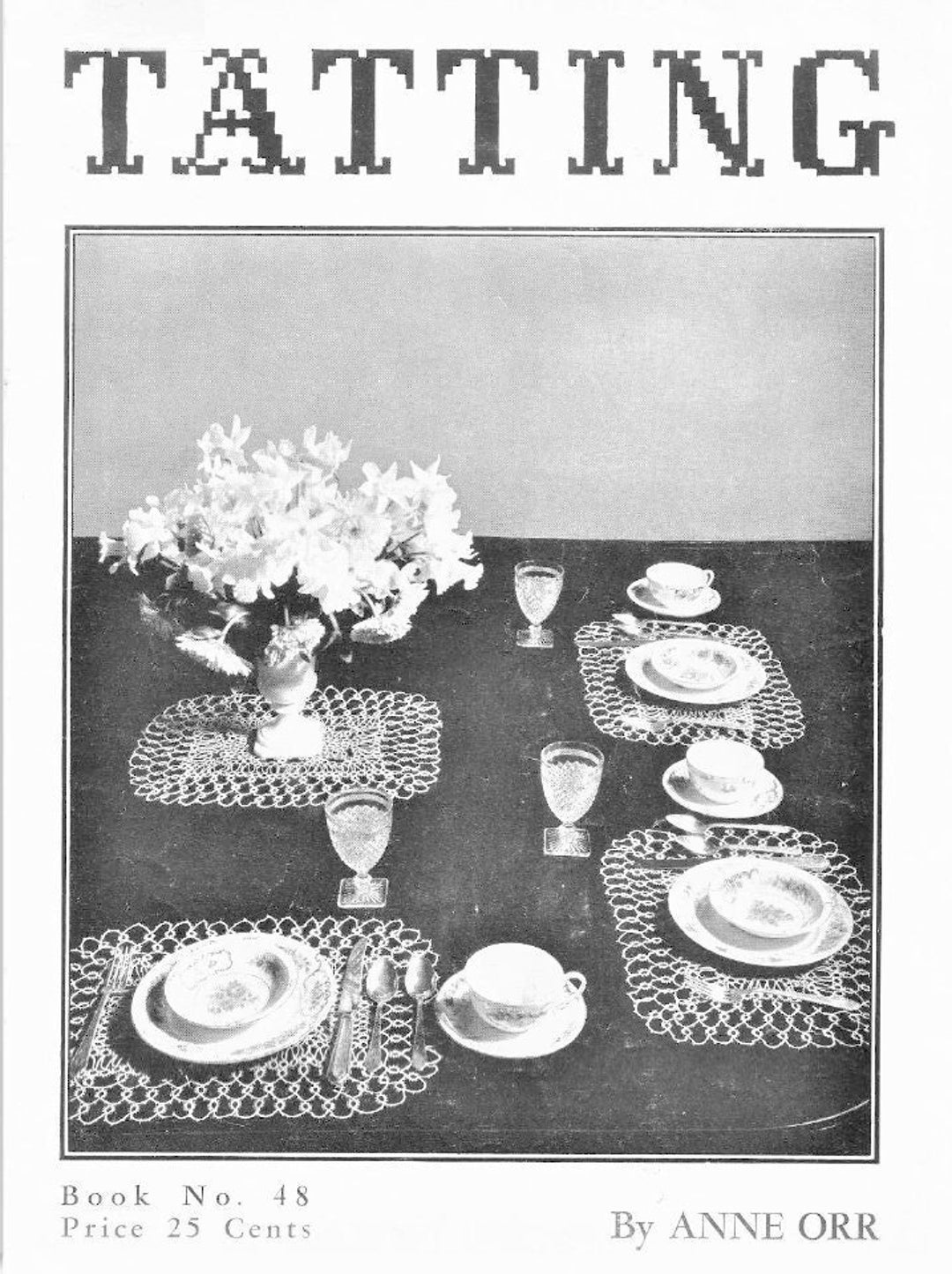 Vintage Anne Orr Tatting Patterns Book No. 48 PDF Instant Digital ...