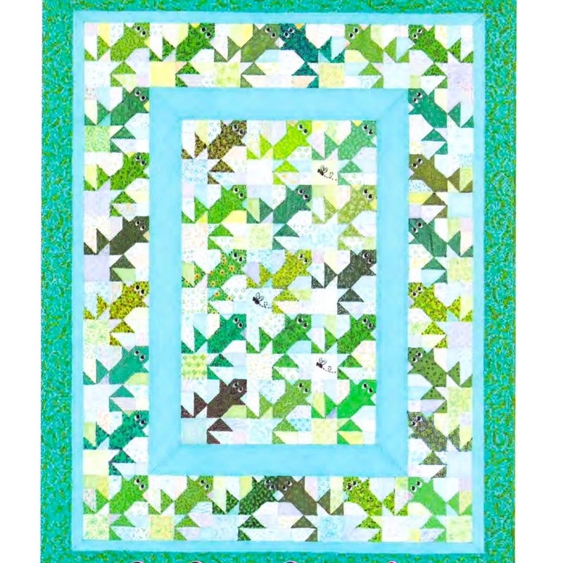 Green Quilt Frog - Etsy