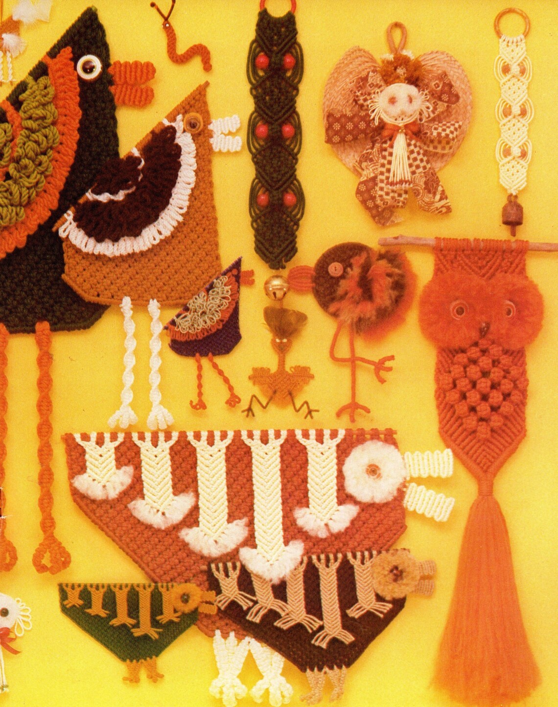 Vintage Macrame is for the Birds Owls Patterns Book ALL Retro - Etsy