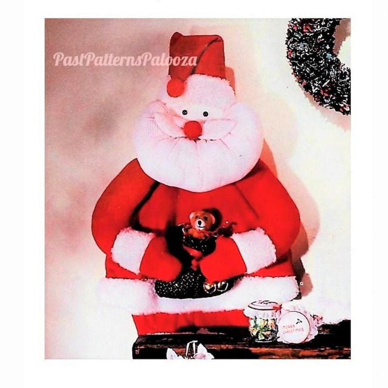 Large Primitive Santa Pattern - Etsy