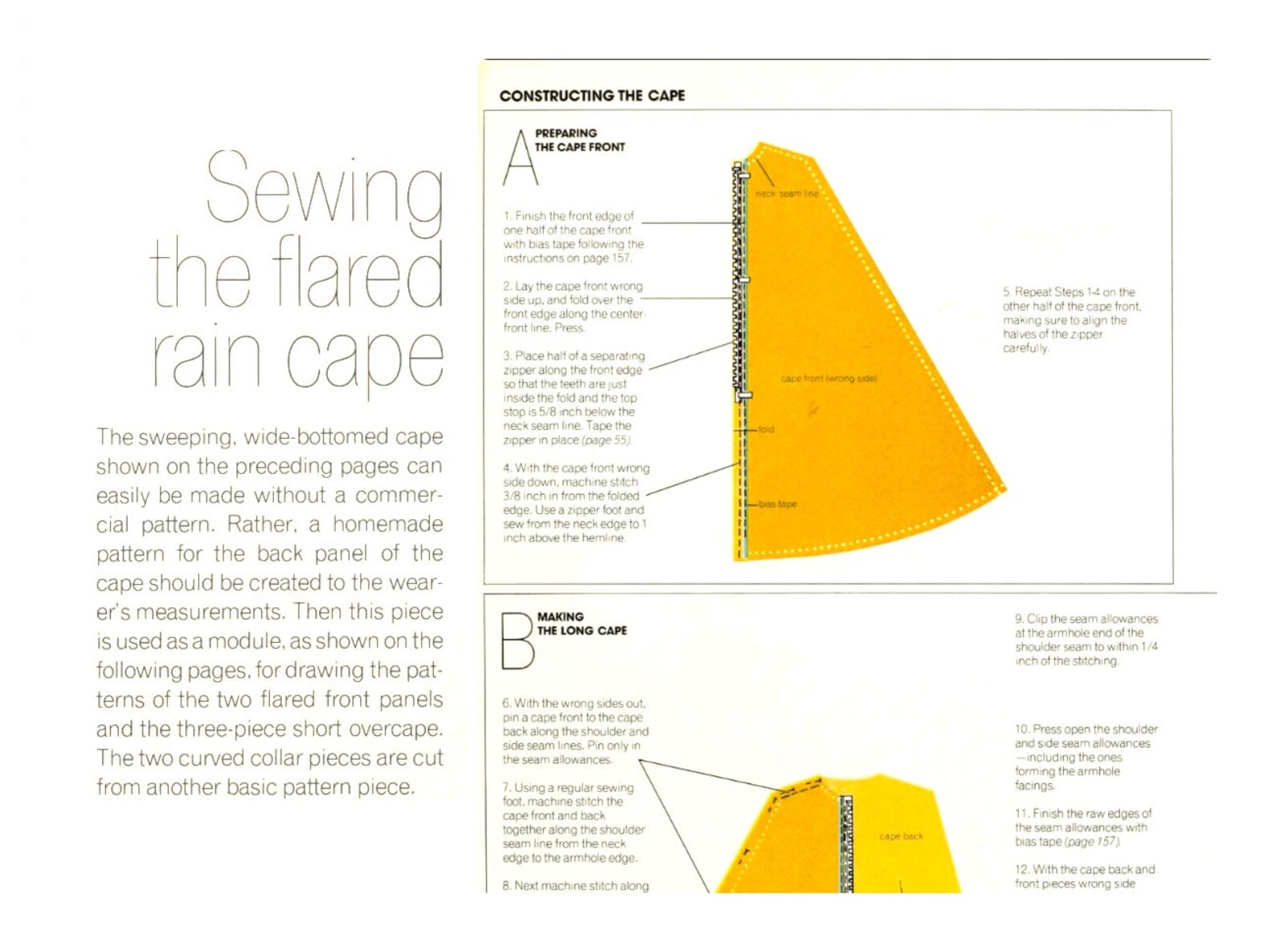 Vintage Sewing Pattern Womens Retro Raincoat PDF Instant Digital ...