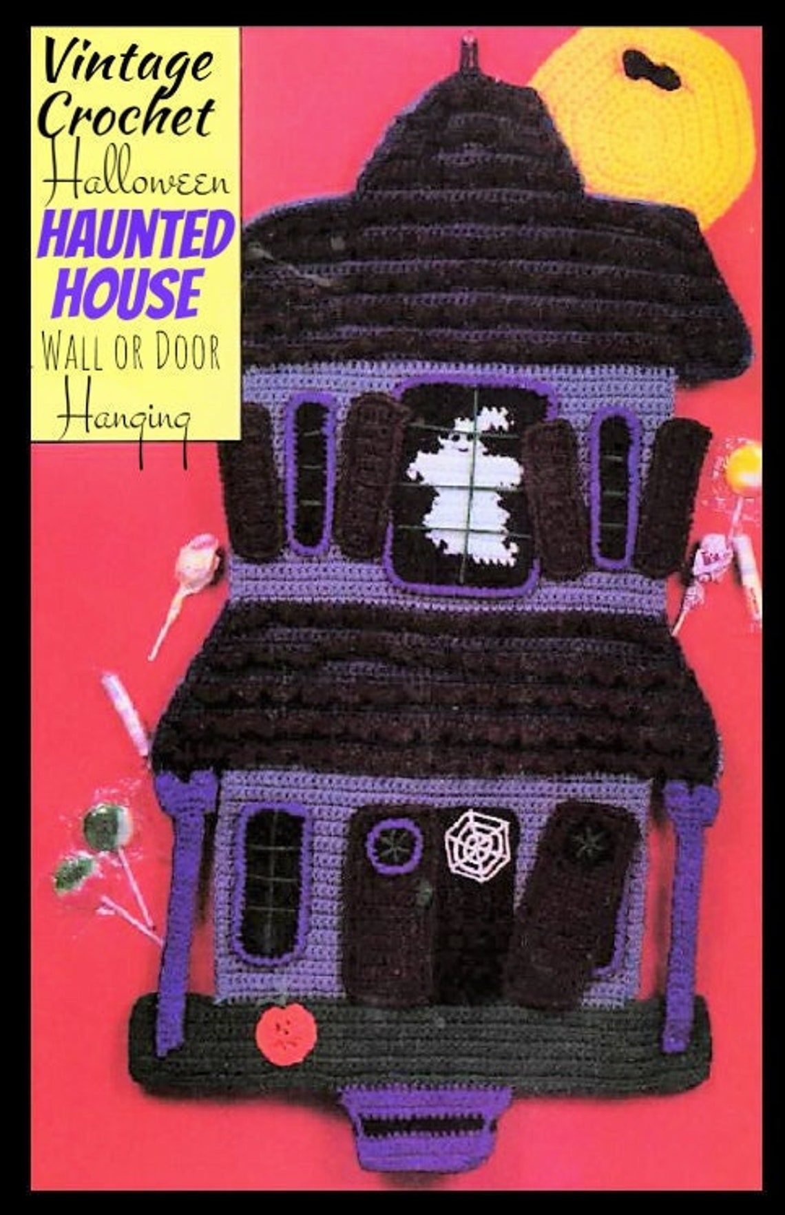 Vintage Crochet Pattern 29 Halloween Haunted Mansion - Etsy