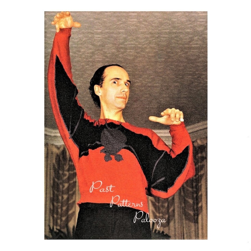 Knitted Bat Cardigan - Etsy