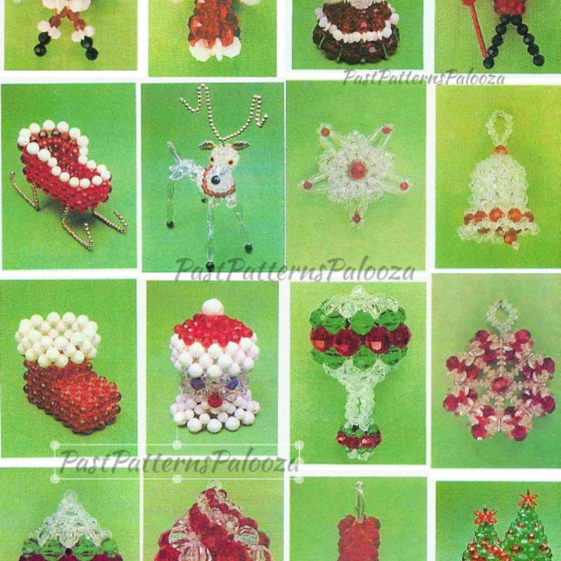 Christmas Beads - Etsy UK