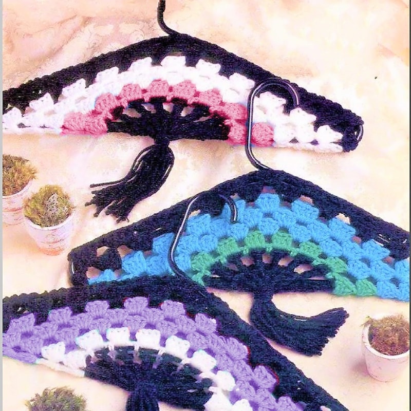 Crochet Hangers - Etsy