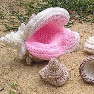Vintage Crochet Pattern 10 Queen Conch Shell PDF Instant Digital ...