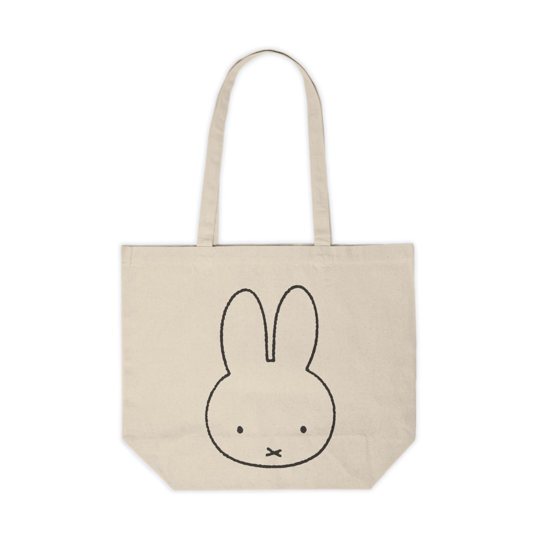 Canvas Shopping Tote Miffy Inspired Miffy Inspired Bag - Etsy