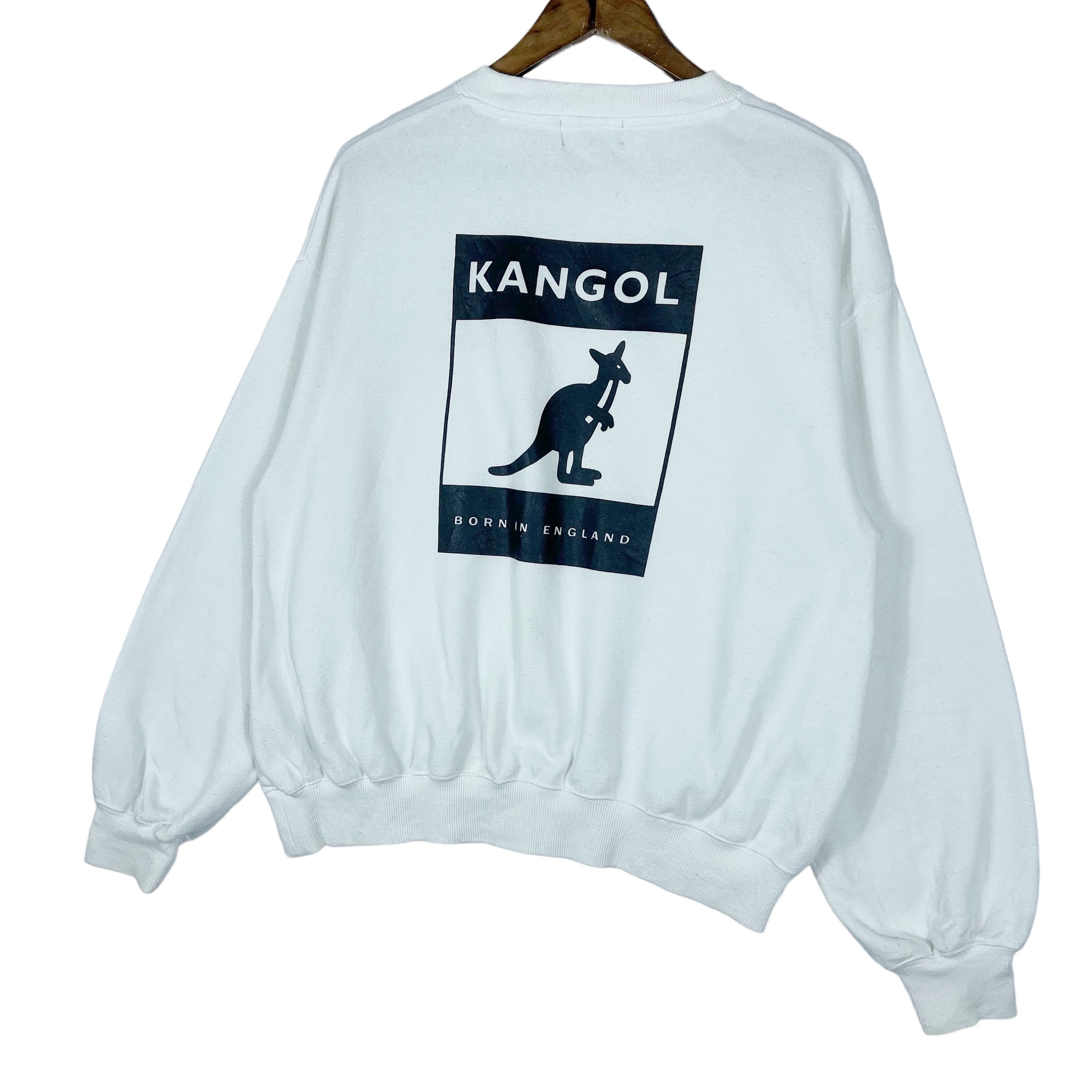 Vintage Kangol Front Back Logo Sweatshirt Crewneck White - Etsy