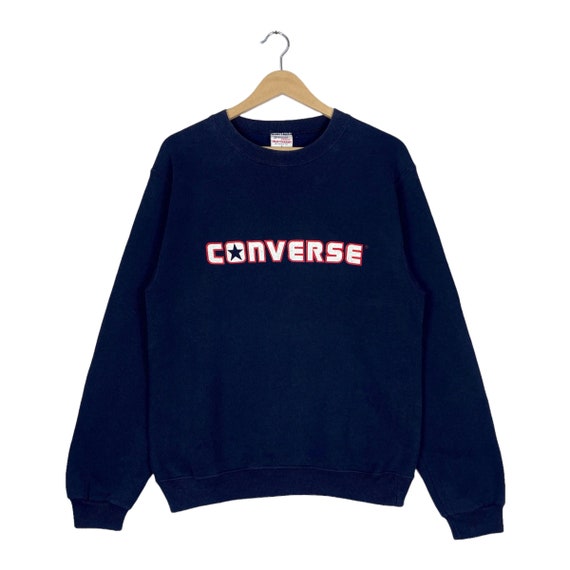 Converse navy jumper store