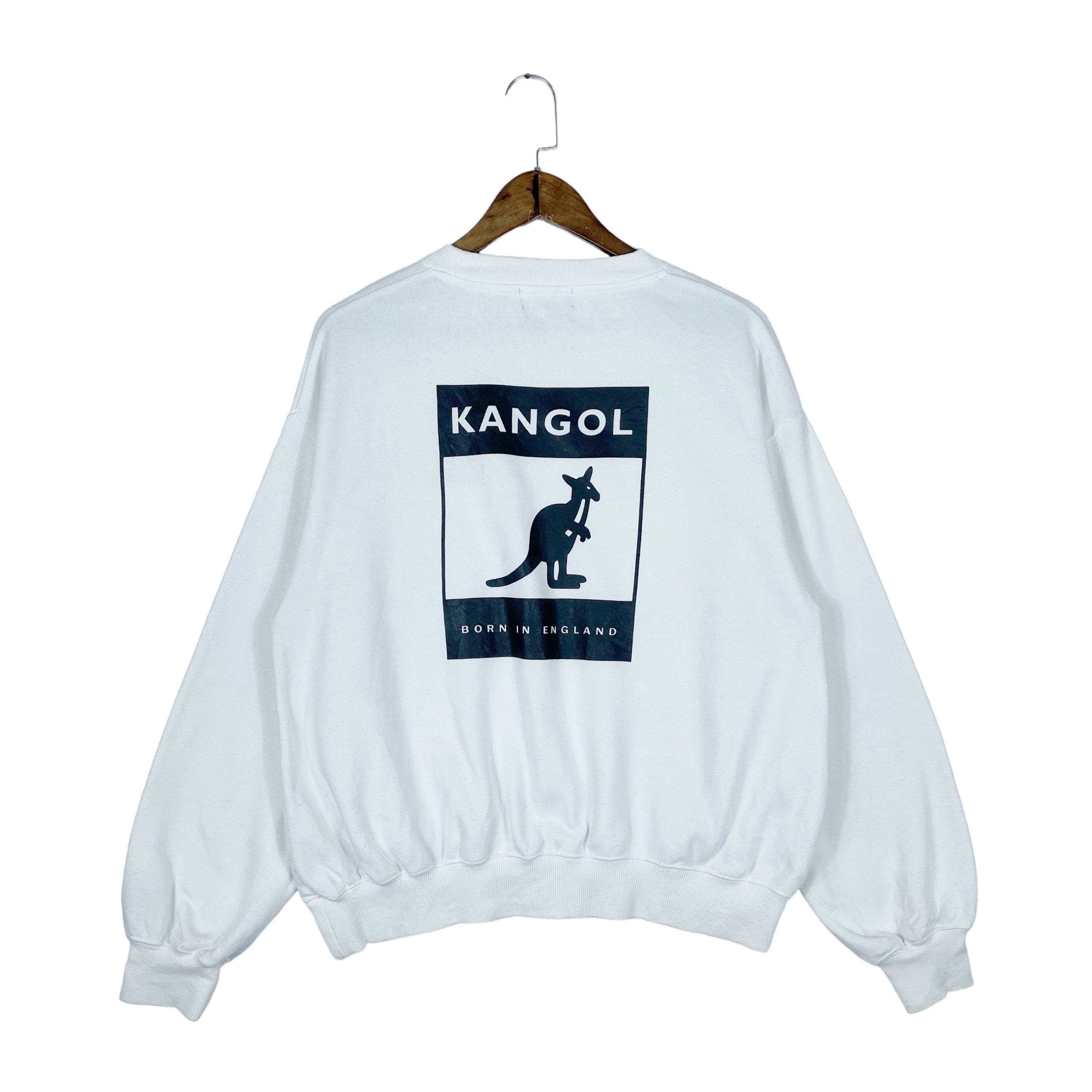 Vintage Kangol Front Back Logo Sweatshirt Crewneck White - Etsy