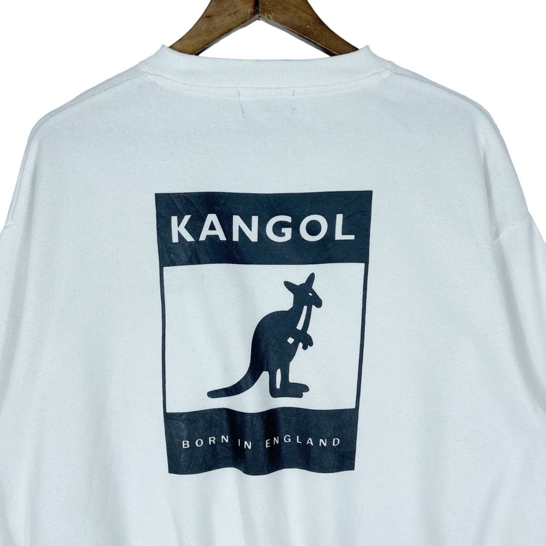 Vintage Kangol Front Back Logo Sweatshirt Crewneck White - Etsy