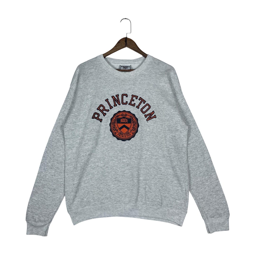 Vintage 90s Princeton University Sweatshirt Crewneck Grey Made in USA ...