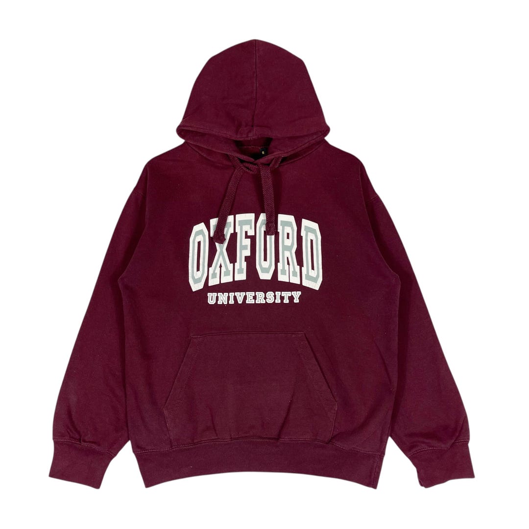 Vintage Oxford University Merchandise Sweatshirt Crewneck Red Big Logo ...