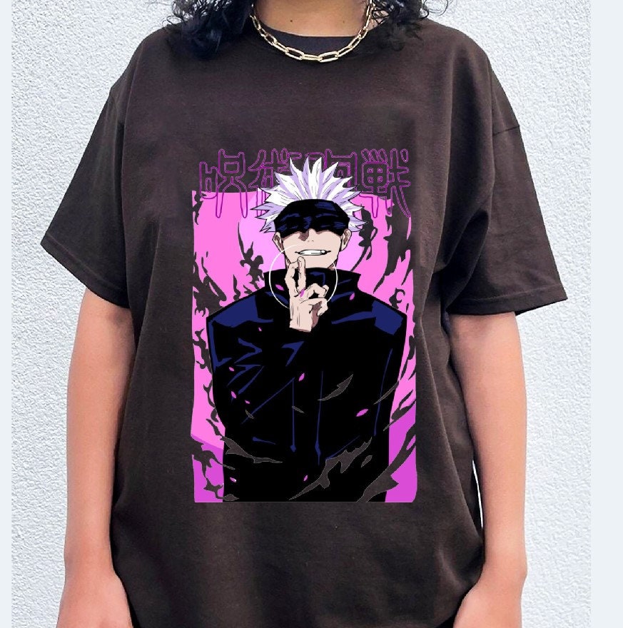 Gojo Satoru JJK Anime Sweater Vintage Anime Gift Anime Lover - Etsy