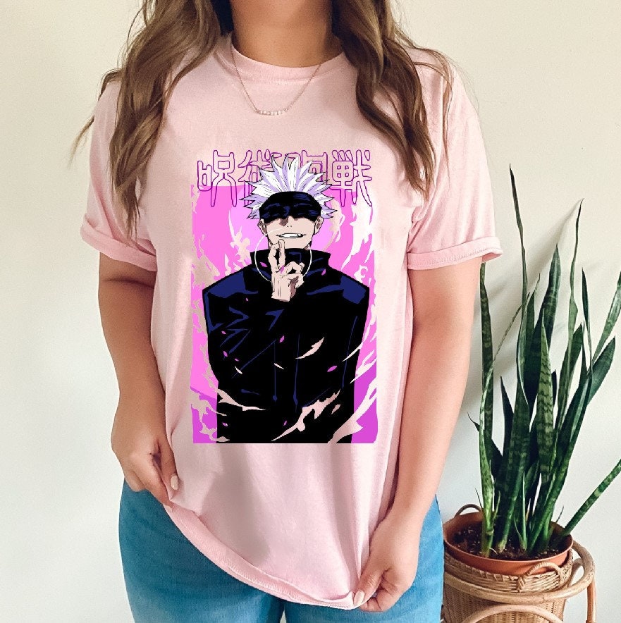 Gojo Satoru JJK Anime Sweater Vintage Anime Gift Anime Lover - Etsy